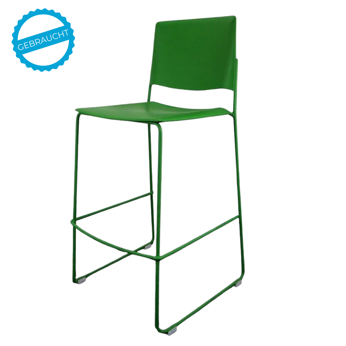 Enea Ema Barhocker | Grün | Sitzhöhe 75 cm – R&M Büro- und Designmöbel